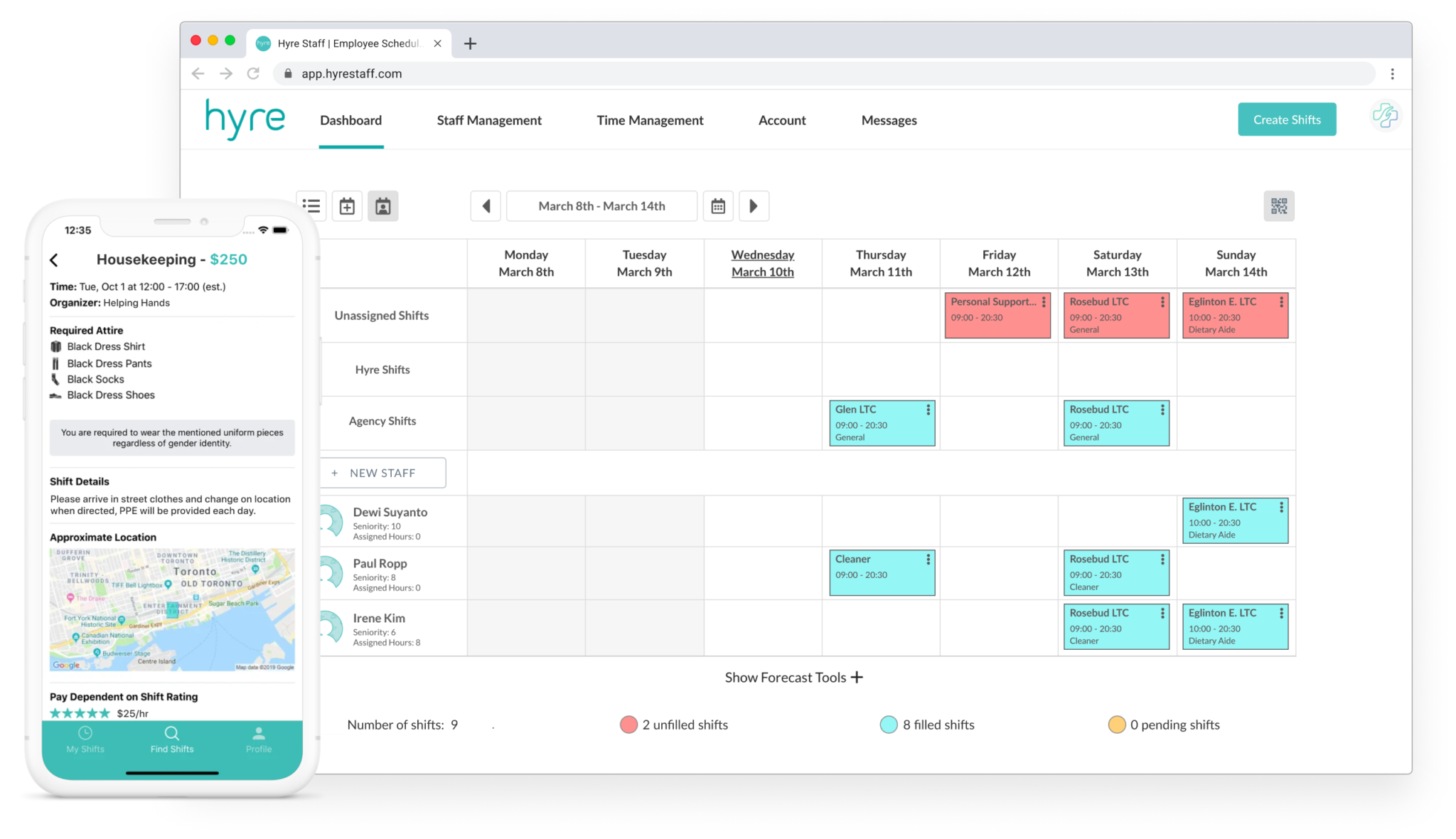Hyre | Workforce Management Software With Time Clock & Temp Staff