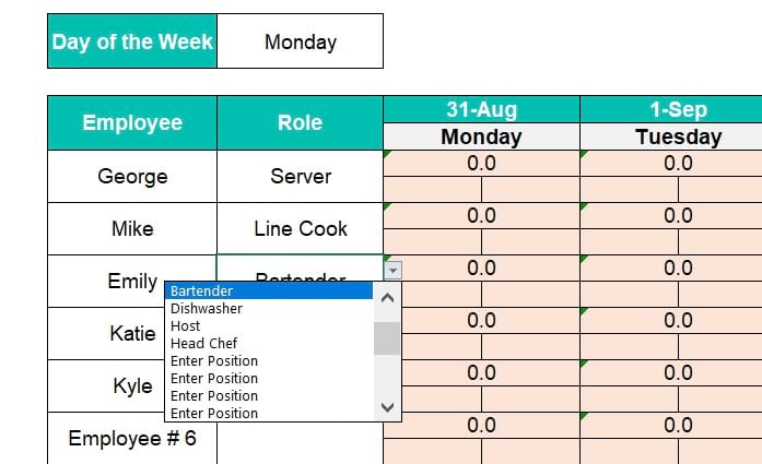 3 Simple Steps To Schedule Shifts In Excel | Hyre