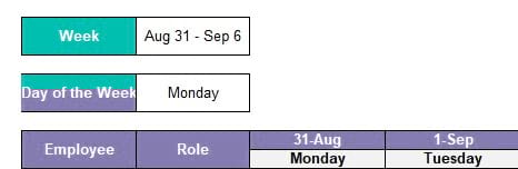 3 Simple Steps To Schedule Shifts In Excel | Hyre
